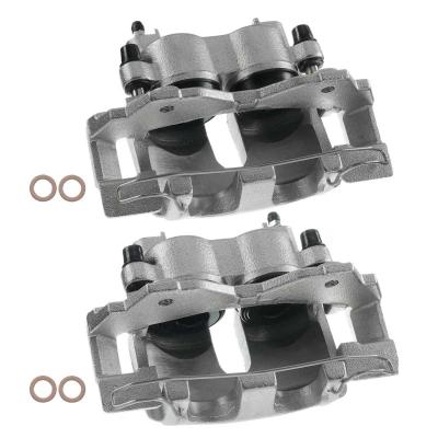China 2x Front Brake Caliper with Bracket for Jeep WJ Grand Cherokee 1999-2002 ATE for sale