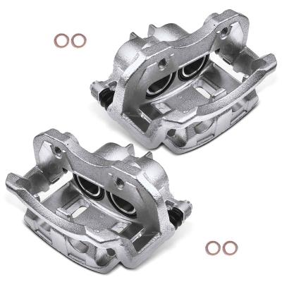 China 2x Front Brake Caliper with Bracket for Nissan Pathfinder 99-04 Infiniti QX4 for sale