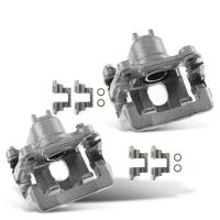 China 2x Rear Brake Caliper with Bracket for Honda Pilot 2003-2008 Acura MDX 2001-2006 for sale