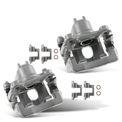 China 2x Rear Brake Caliper with Bracket for Honda Pilot 2003-2008 Acura MDX 2001-2006 for sale