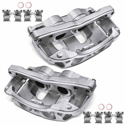China 2x Front Brake Caliper with Bracket for Ford F-450 F-550 Super Duty 17-20 for sale