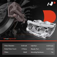 China 2x Front Brake Caliper with Bracket for Ford F-450 F-550 Super Duty 17-20 for sale
