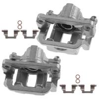 China 2x Rear Brake Caliper with Bracket for Nissan Leaf 11-18 Rogue 14-18 for sale