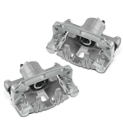 China 2x Rear Brake Caliper with Bracket for Olds Alero 99-04 Pontiac Grand Am 99-05 for sale