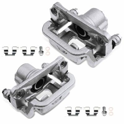 China 2x Rear Driver & Passenger Disc Brake Caliper with Bracket for Nissan Juke 11-17 for sale