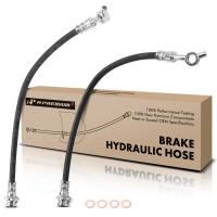 China 2Pcs Front Brake Hydraulic Hose for Nissan Frontier Pathfinder Suzuki for sale