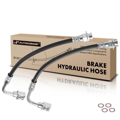 China 2Pcs Front Brake Hydraulic Hose for Chevy Camaro Pontiac Firebird 1998-2002 for sale