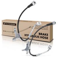 China 2Pcs Front Brake Hydraulic Hose for Chevrolet Trailblazer GMC Envoy Buick Saab for sale
