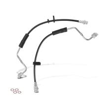 China 2Pcs Front Brake Hydraulic Hose for Ford F-250 F-350 Super Duty 2005-2007 for sale