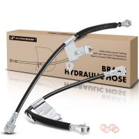 China 2Pcs Front Brake Hydraulic Hose for Buick Cadillac Oldsmobile Pontiac for sale