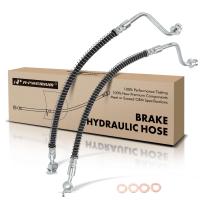 China 2Pcs Rear Brake Hydraulic Hose for Hyundai Santa Fe 2007-2012 Kia Sorento for sale