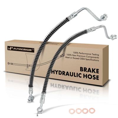 China 2Pcs Rear Brake Hydraulic Hose for Hyundai Santa Fe 2007-2012 Kia Sorento for sale