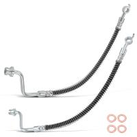 China 2Pcs Rear Brake Hydraulic Hose for Hyundai Santa Fe 2007-2012 Kia Sorento for sale