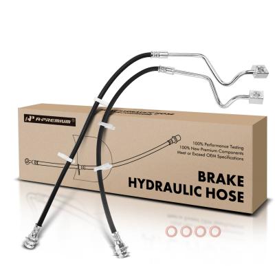 China 2Pcs Front Brake Hydraulic Hose for Ford F-250 F-350 Super Duty 1999-2004 for sale
