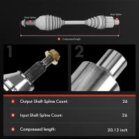 China Front Driver CV Axle Shaft Assembly for Kia Sportage 1995-2001 L4 2.0L 4WD for sale
