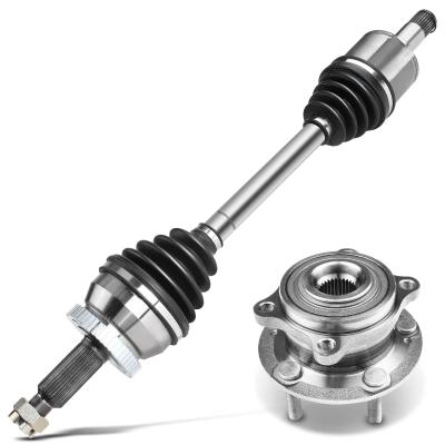 China Front Driver CV Axle Shaft + Hub Bearing for Hyundai Santa Fe 2007-2009 for sale