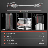 China Front Driver CV Axle Shaft + Hub Bearing for Hyundai Santa Fe 2007-2009 for sale