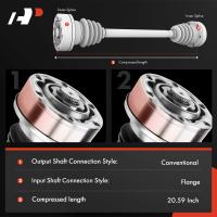 China 2x Front CV Axle Shaft Assembly for Audi A7 Quattro Q7 Volkswagen Touareg for sale