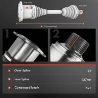 China 2x Front CV Axle Shaft Assembly for Nissan Pathfinder 90-95 D21 Pickup 3.0L 4WD for sale