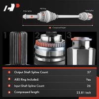 China Front Passenger CV Axle Shaft Assembly for Hyundai Santa Fe 2001-2006 FWD for sale
