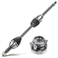 China Front Passenger CV Axle Shaft + Hub Bearing for Nissan Altima 13-18 2.5L for sale
