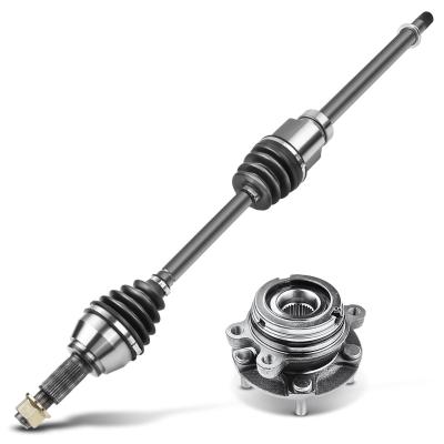 China Front Passenger CV Axle Shaft + Hub Bearing for Nissan Altima 13-18 2.5L for sale
