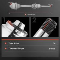 China 2x Rear CV Axle Shaft Assembly for BMW X5 2001-2006 L6 3.0L V8 4.6L for sale