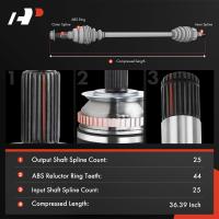 China Front Passenger CV Axle Shaft Assembly for Hyundai Elantra Kia Spectra 2.0L Auto for sale