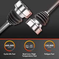 China 2x Rear CV Axle Shaft Assembly for BMW 525i 1989-1995 530i 535i 540i RWD for sale