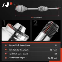 China Front Passenger CV Axle Shaft Assembly for Toyota RAV4 1996-2000 Manual FWD for sale