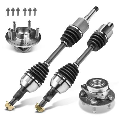 China Front CV Axle Shaft + Hub Bearing for Chevrolet Equinox GMC Terrain 10-16 2.4L for sale