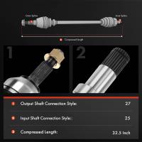 China 2x Front CV Axle Shaft Assembly for Subaru Outback 15-19 B9 Tribeca 06-07 Legacy for sale