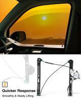 China Front Driver Power Window Regulator without Motor for BMW E46 325i 328i 99-05 for sale