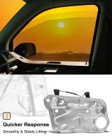 China Front Driver Power Window Regulator without Motor for Volkswagen Jetta Golf for sale