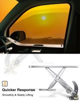 China Front Passenger Window Regulator without Motor for Honda Civic 1996-2000 2 Door for sale