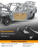 China Front Passenger Power Window Regulator without Motor for BMW 528i 530i M5 04-10 for sale