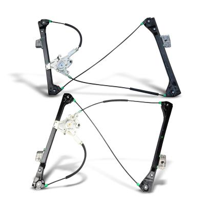 China 2x Front Power Window Regulator without Motor for BMW E46 323Ci 325Ci 328Ci for sale