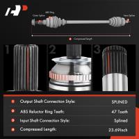 China Front Driver CV Axle Shaft Assembly for Chevrolet Aveo Pontiac G3 Wave Auto for sale