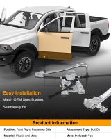 China Front Passenger Power Window Motor & Regulator Assembly for Chevrolet Equinox for sale