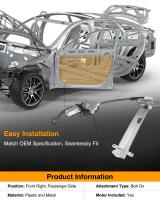 China Front Passenger Power Window Motor & Regulator Assembly for Honda Accord 2003-2007 for sale