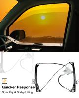 China Front Passenger Power Window Regulator without Motor for BMW E46 323Ci 325Ci for sale