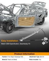 China Front Passenger Power Window Motor & Regulator Assembly for Mitsubishi Montero 92-00 for sale