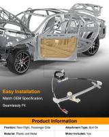 China Rear Passenger Power Window Motor & Regulator Assembly for Honda Civic 2001-2005 Sedan for sale