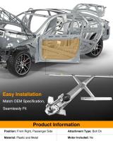 China Front Passenger Window Regulator without Motor for Honda Civic 1992-1995 2 Door for sale
