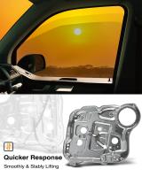 China Front Passenger Power Window Regulator without Motor for Hyundai Santa Fe 07-09 for sale