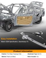 China Front Passenger Power Window Motor & Regulator Assembly for Kia Rio 5 Hyundai Accent for sale