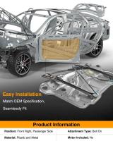 China Front Passenger Power Window Regulator without Motor for VW Golf 1999-2006 2010 for sale