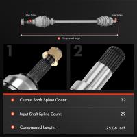 China Front Driver CV Axle Shaft Assembly for Nissan Altima 2007-2012 V6 3.5L for sale
