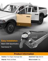China Front Passenger Power Window Motor & Regulator Assembly for Ford Ranger 1993-2011 for sale