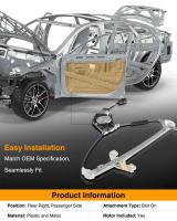 China Rear Passenger Power Window Motor & Regulator Assembly for Honda Accord 2003-2007 4Door for sale